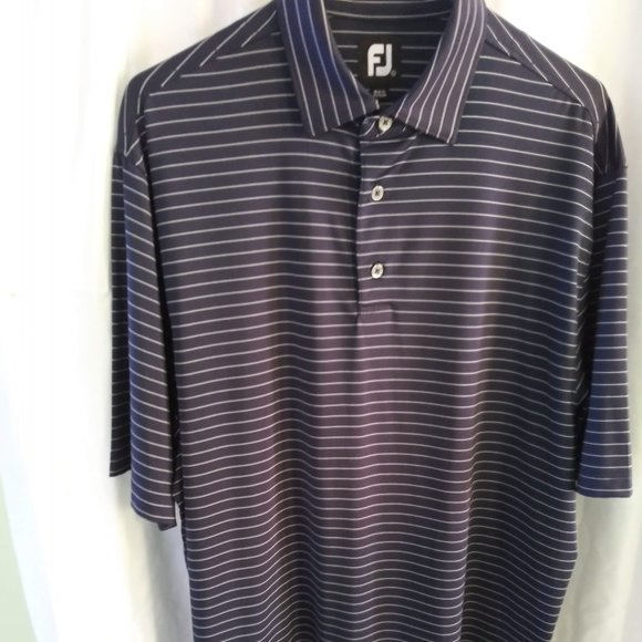 FOOTJOY FJ | Shirts | Footjoy Fj Mens Athletic Golf Polo Shirt Size L ...